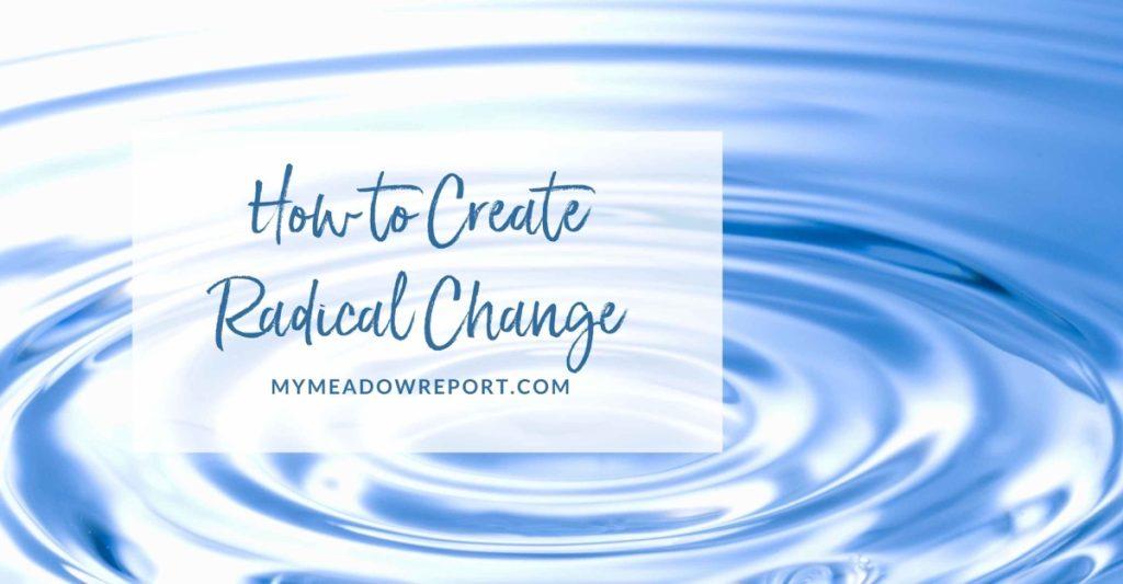 How to Create Radical Change - Renée Fishman