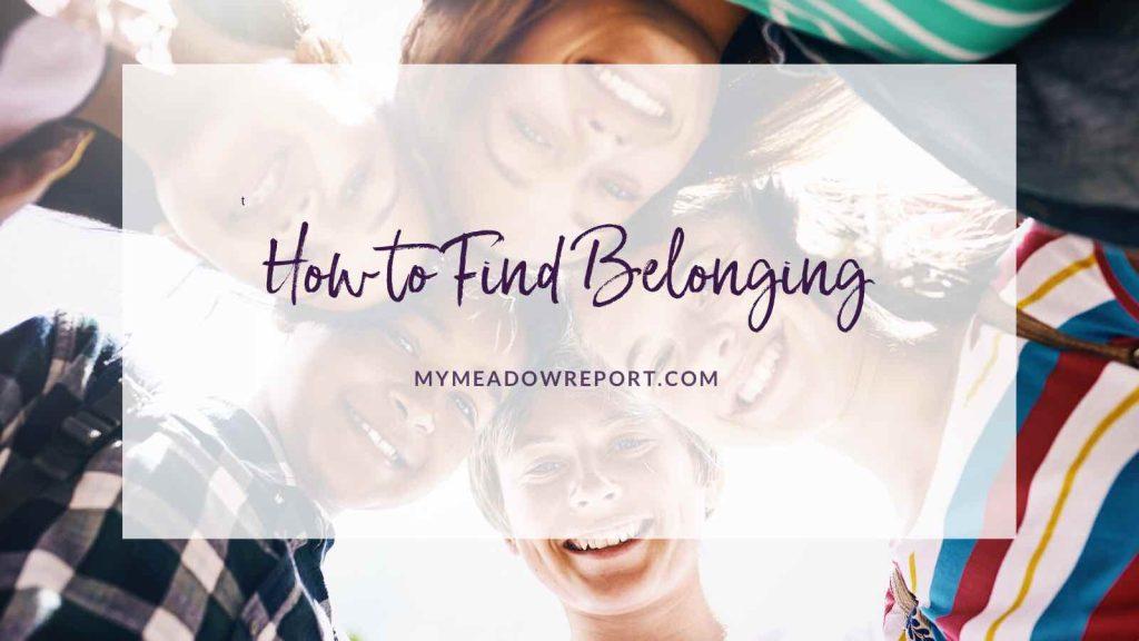 How to Find Belonging - Renée Fishman