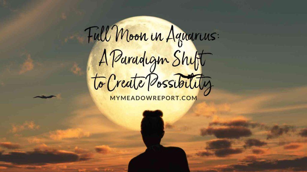 Full Moon in Aquarius: A Paradigm Shift to Create Possibility - Renée ...