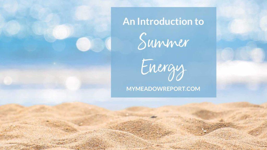 An Introduction to Summer Energy - Renée Fishman